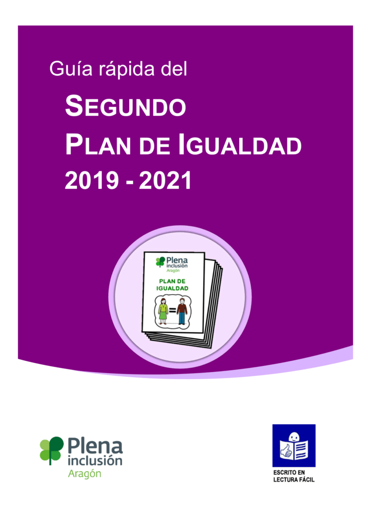 SEGUNDI PLAN DE IGUALDAD 2020-2021 - Plena Inclusión Aragón